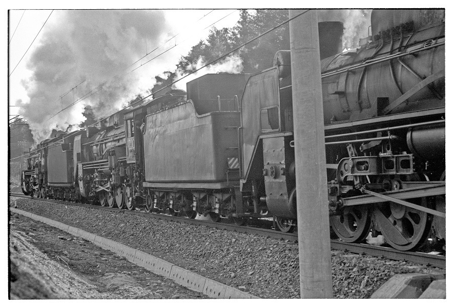 奥中山のD51三重連(カラー8mmフィルム、音声付き） 昭和43年3月東北鉄道撮影日記(7): 上荻野模型鉄道